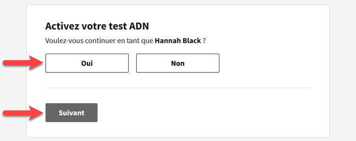 Comment activer un test AncestryDNA®