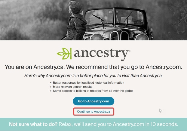 Changing the Language on Ancestry®
