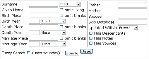How to use the Advanced Search in WorldConnect