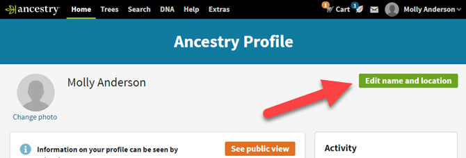 Editing Your Public Profile