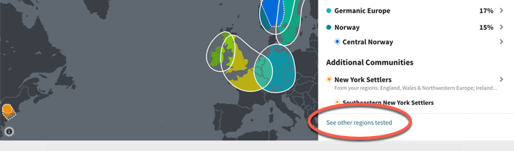 List of AncestryDNA® Regions List of AncestryDNA® Regions