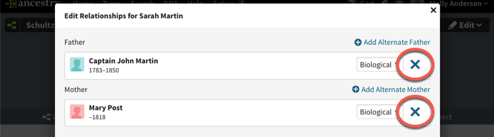 Error When Displaying Tree in Family View