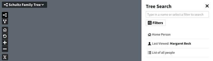 Navigating an Ancestry® Family Tree