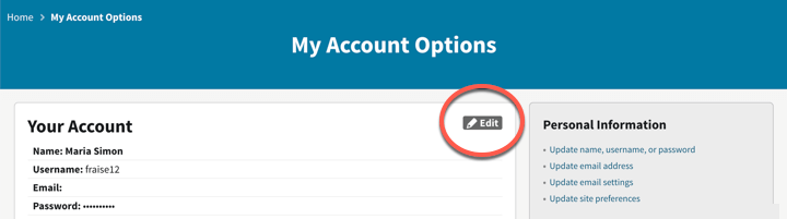 Updating Your Email Address