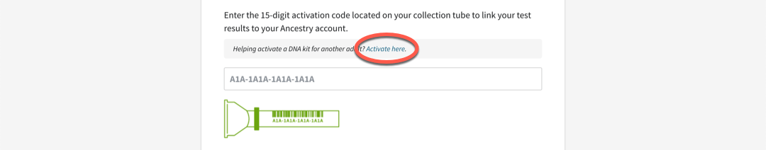 Inviting Someone to Activate Their AncestryDNA® Kit