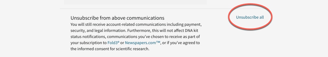 Subscribing to and Unsubscribing from Emails and Push Notifications