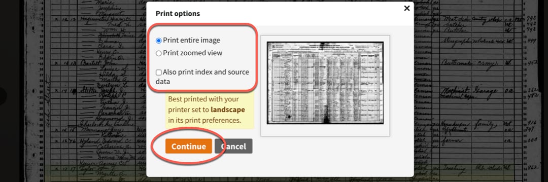 Viewing, Downloading, and Printing Record Images