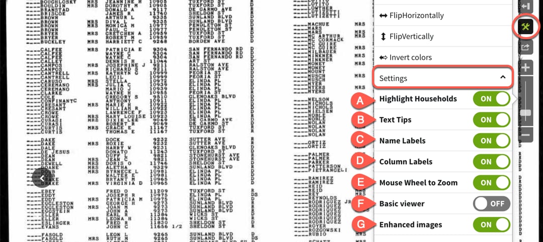 Viewing, Downloading, and Printing Record Images