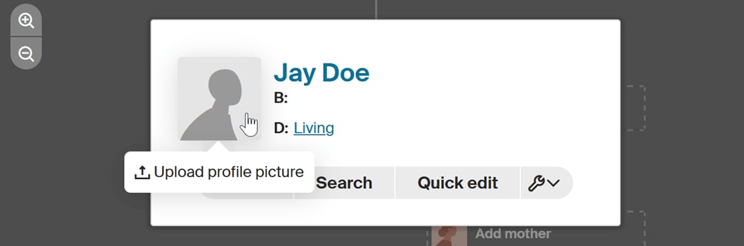 Adding or Changing Profile Photos