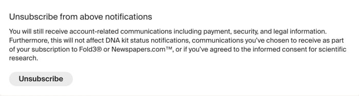 Subscribing to and Unsubscribing from Emails and Push Notifications