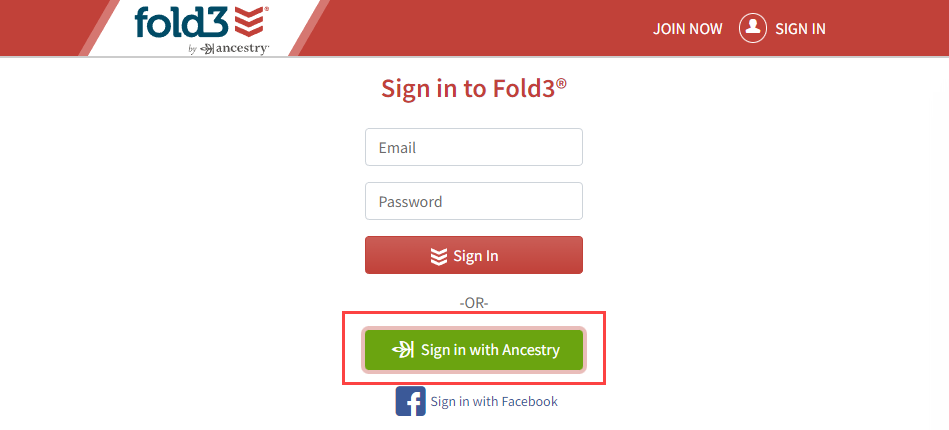 Signing in to Fold3® and Newspapers.com™
