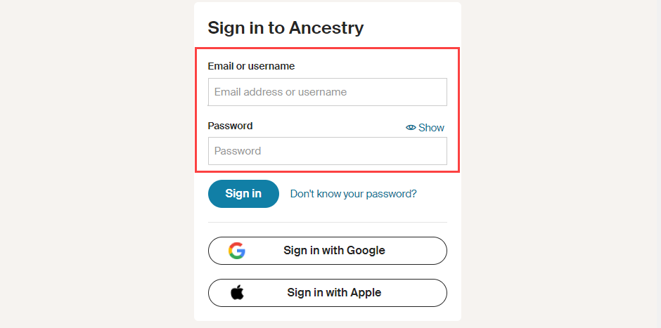 Signing in to Fold3® and Newspapers.com™