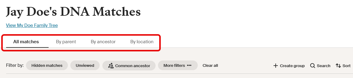AncestryDNA® Matches
