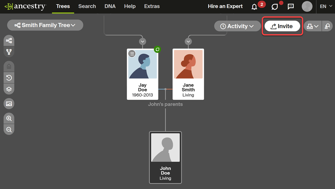 Sharing a Family Tree 2